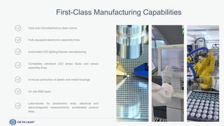 OCTA LIGHT Company Presentation Q3 2016 | PDF