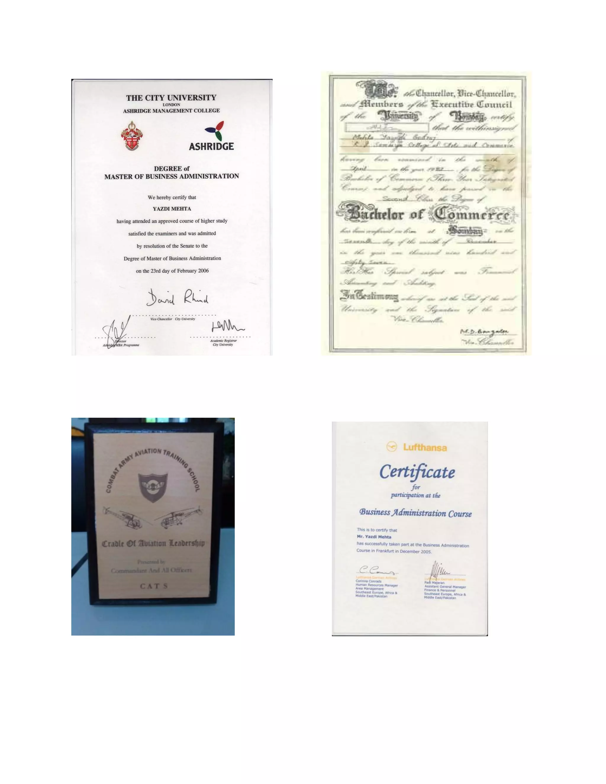 Certificates | PDF
