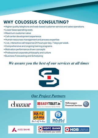 Colossus Consulting- Company Profile | PDF