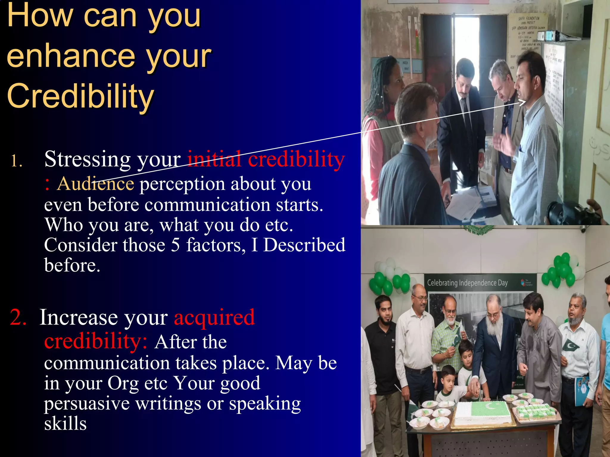 The Communicator Objectives & Credibility | PPT