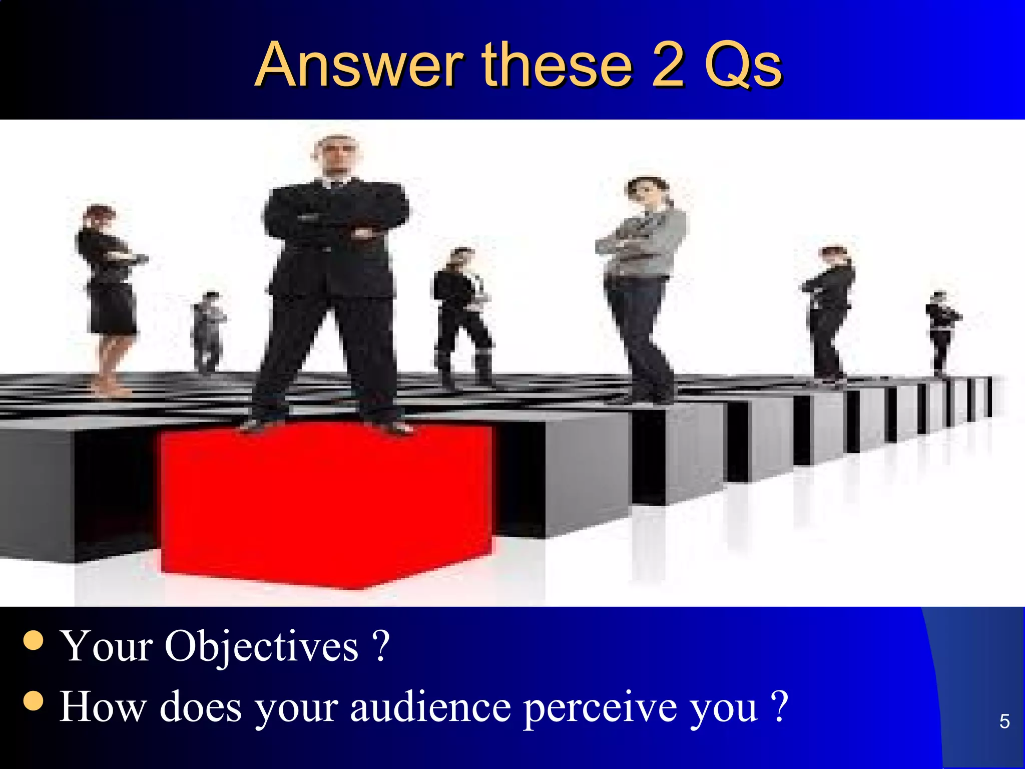 The Communicator Objectives & Credibility | PPT