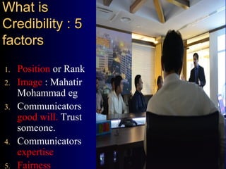 The Communicator Objectives & Credibility | PPT