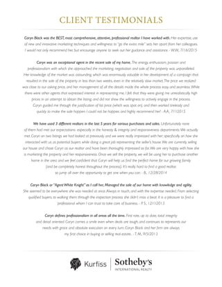 Caryn Black Listing Presentation | PDF