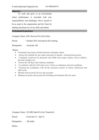 Karthick_AR resume | DOC
