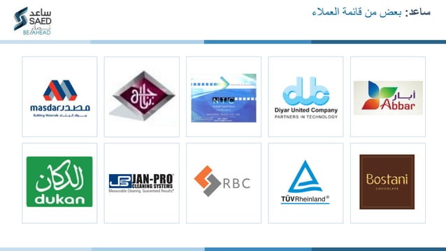 SAED Group Profile Arabic | PPT