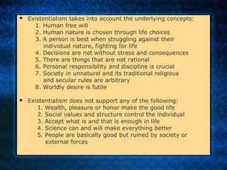 Existencialism Power Point presentation | PPT
