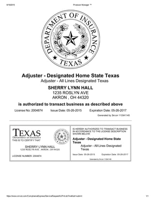 Sherry Hall TX (1) | PDF