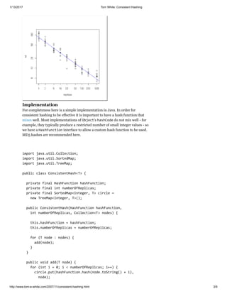 Tom White_ Consistent Hashing | PDF