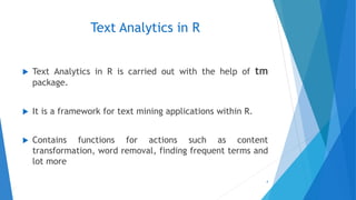Text Analytics | PPT