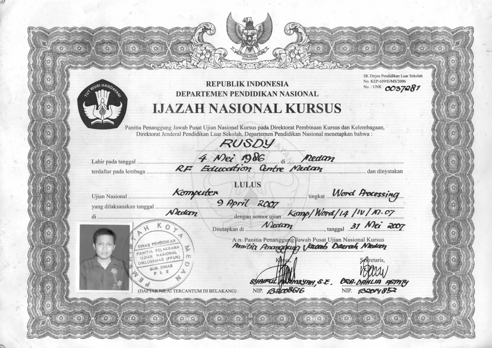 Lampiran kerja | PPT