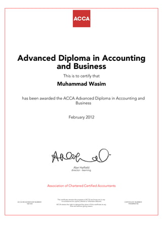 Advance fundamental diploma | PDF