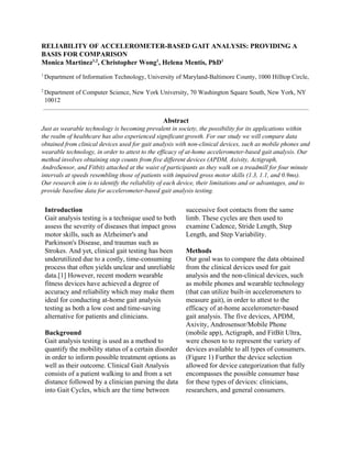 GaitSensorValidationPaper | PDF