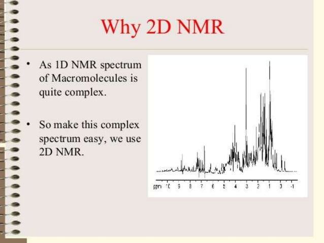 2d NMR | PPTX | Chemistry | Science