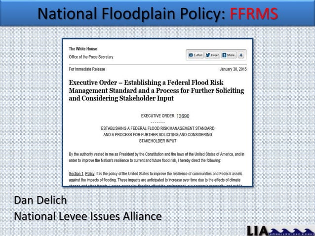 National Floodplain Policy: FFRMS | PPTX