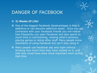 1) Danger of facebook | PPT