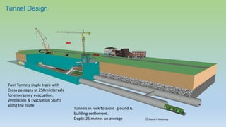 Dart Underground, Dublin - Light Rail Network in Tunnels | PDF
