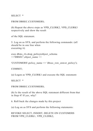 1 Database Security Lab 2 – Virtual Private Database.docx