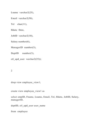 1 Database Security Lab 2 – Virtual Private Database.docx