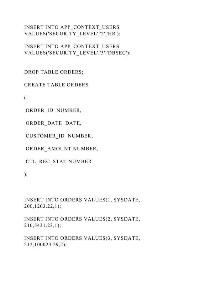 1 Database Security Lab 2 – Virtual Private Database.docx