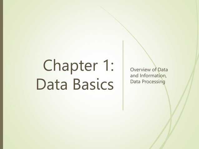 Data and information data processing activities | PPT