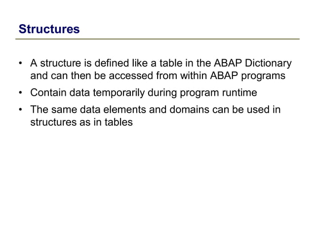SAP ABAP data dictionary | PDF | Databases | Computer Software and Applications