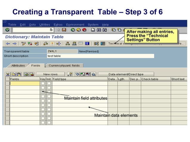 Sap Abap Data Dictionary Ppt