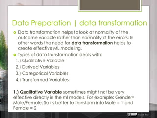 Data Preparation with the help of Analytics Methodology | PDF