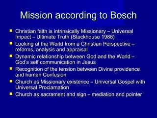 1 david j bosch | PPT