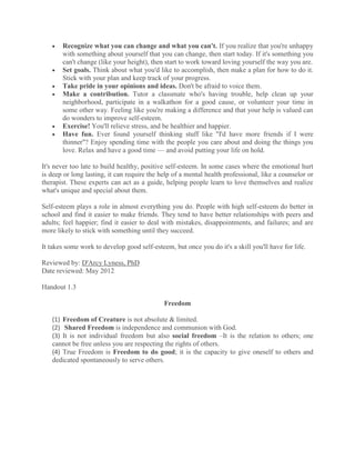 1 day recollection module | DOCX