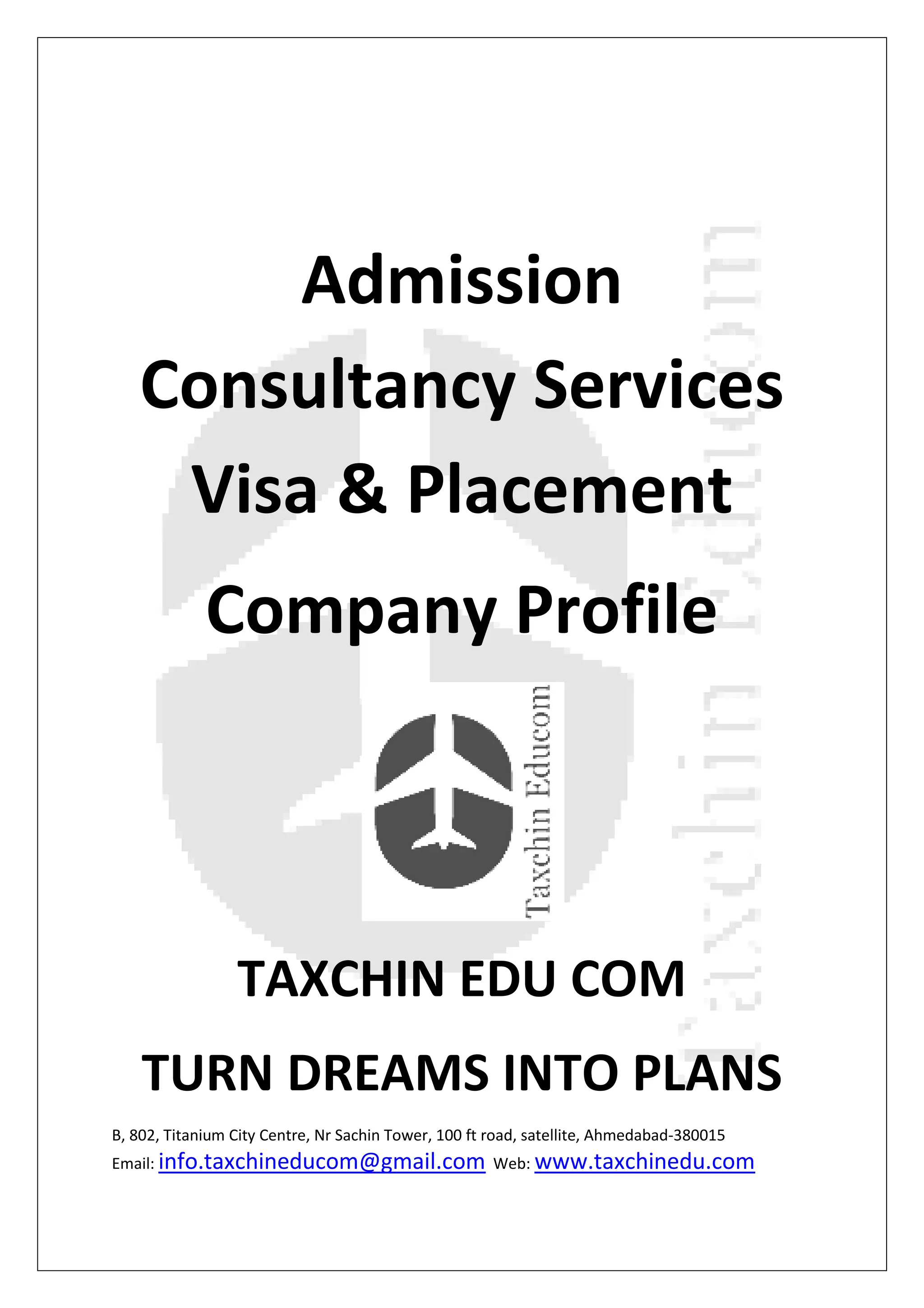 Taxchin Educom Profile | PDF