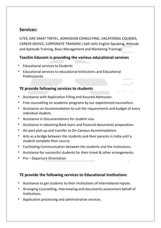 Taxchin Educom Profile | PDF