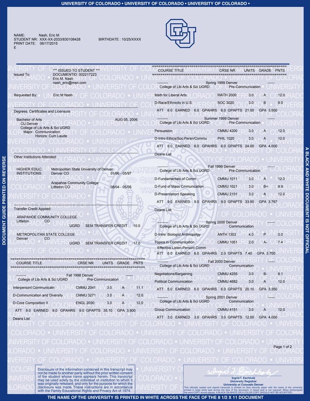 6969305_OfficialPDFTranscript | PDF