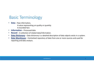 DBMS & Data Models - In Introduction | PDF