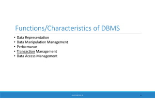 DBMS & Data Models - In Introduction | PDF
