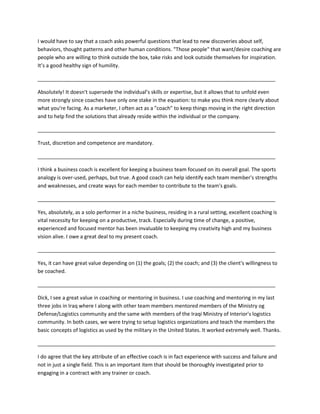 Coaching white paper | PDF