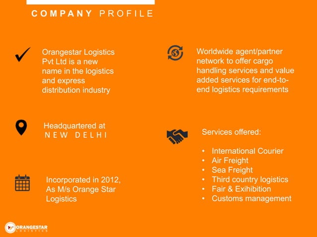 orange star Company Profile | PPT