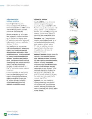 Lexmark CX860 | PDF