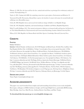 Practice of Biophilic Design | PDF