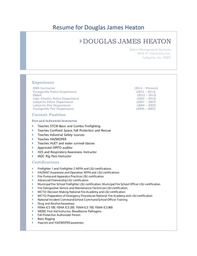 Douglas Heaton Resume.docx2 | PDF
