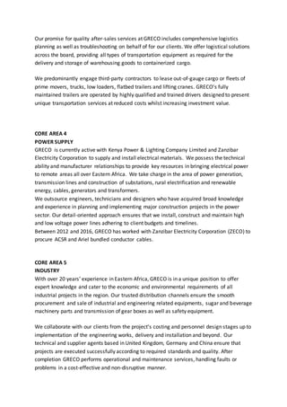 Greco International-Company Profile | DOCX