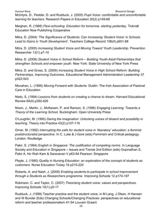 The Role of Student Voice in Curriculum Design - Final Draft | DOC