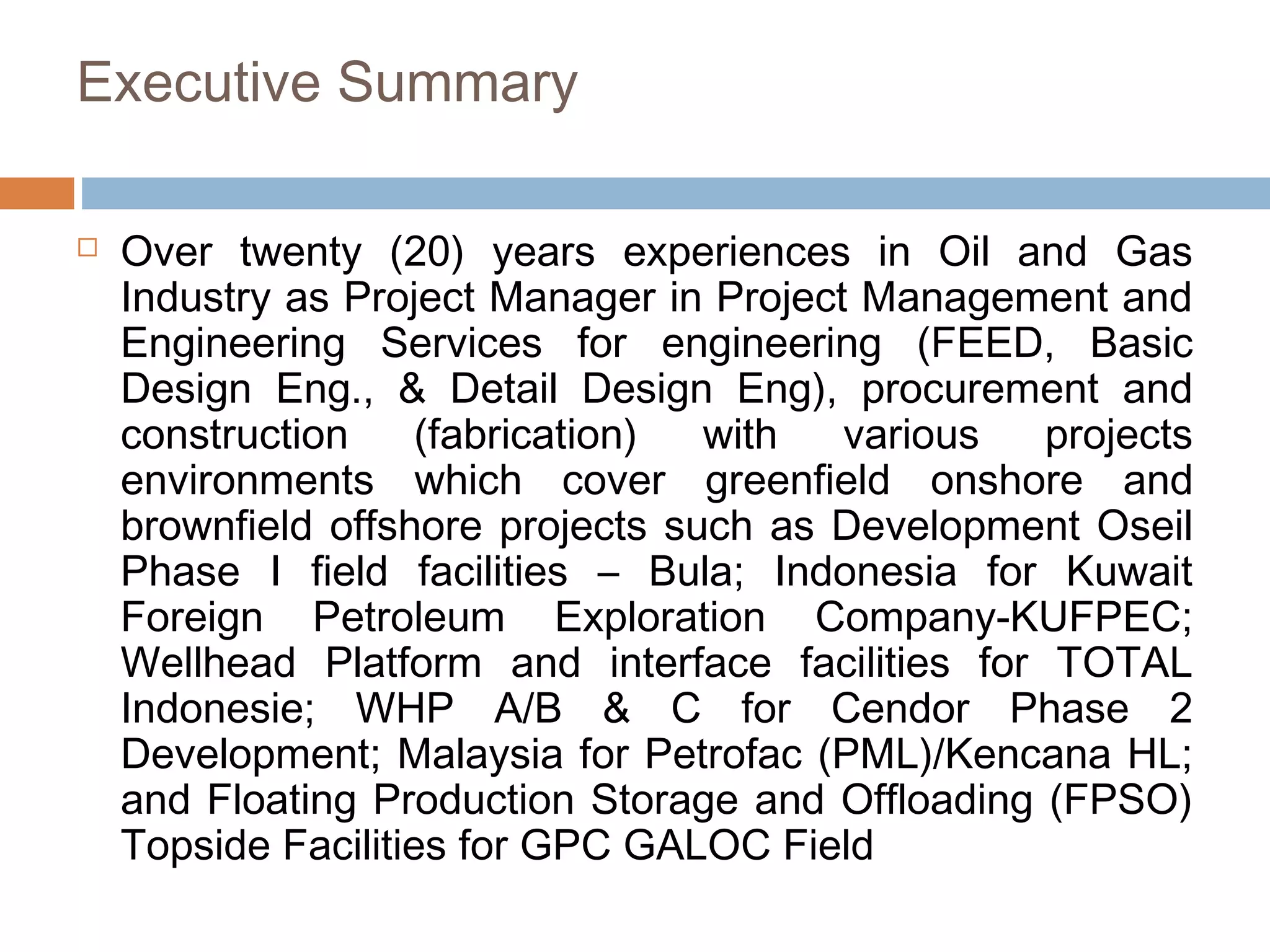 Resume_P Prakosa 201605 | PPT