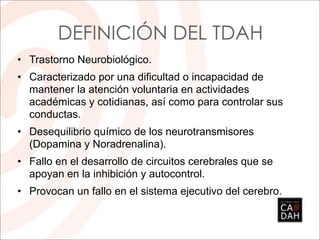TDAH: Definición, características. Funciones Ejecutivas en los ...