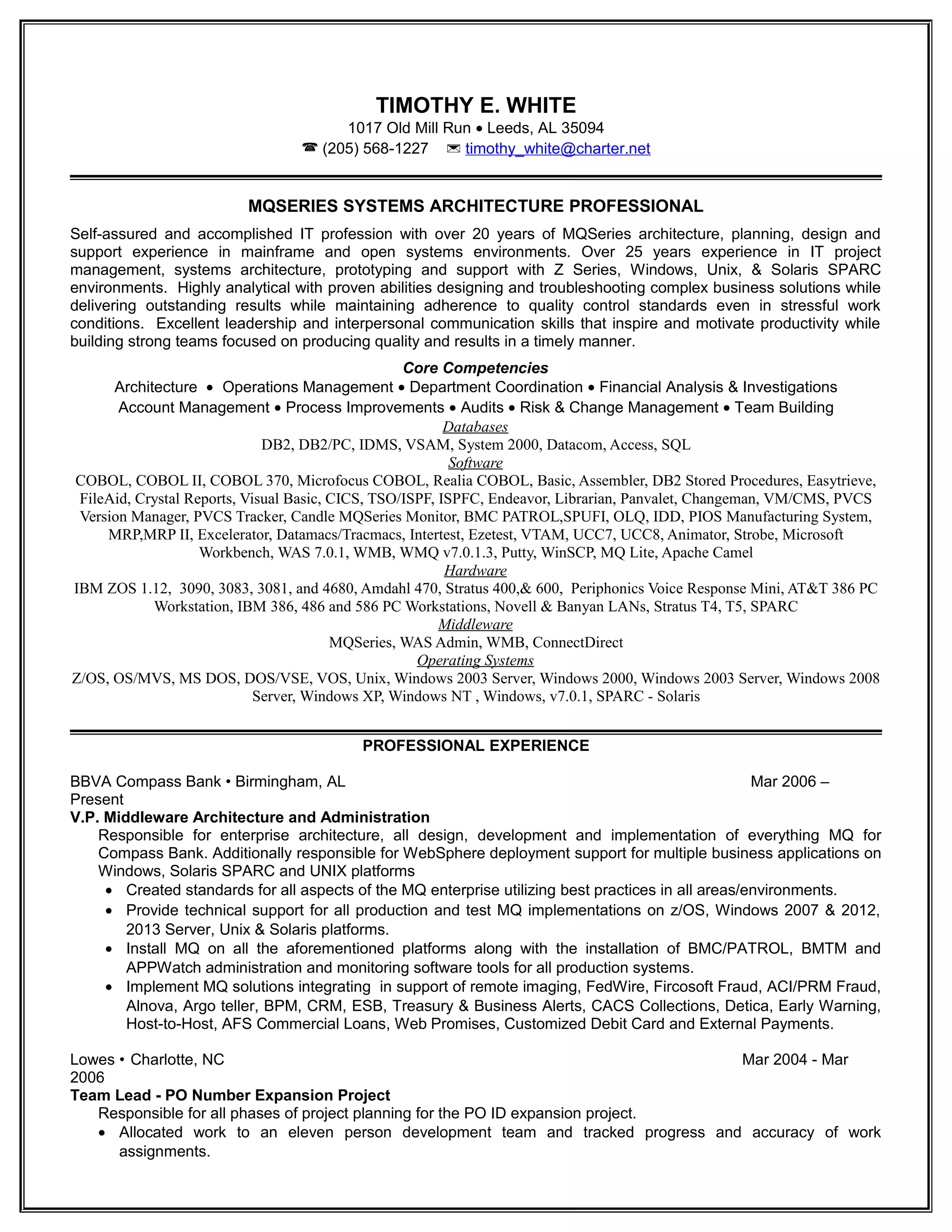 TimothyEWhite_MyResume | DOC