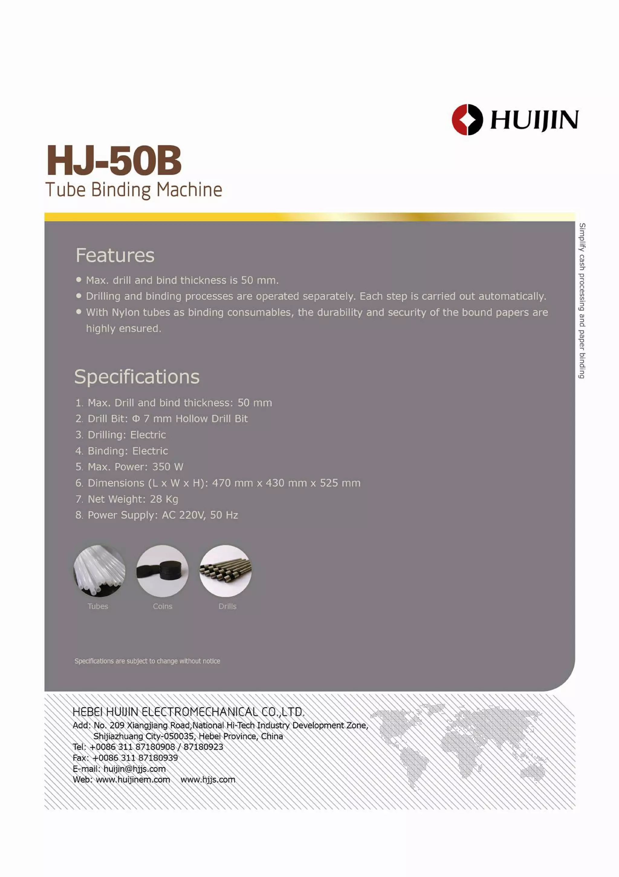 All Binding Machines from Huijin | PDF