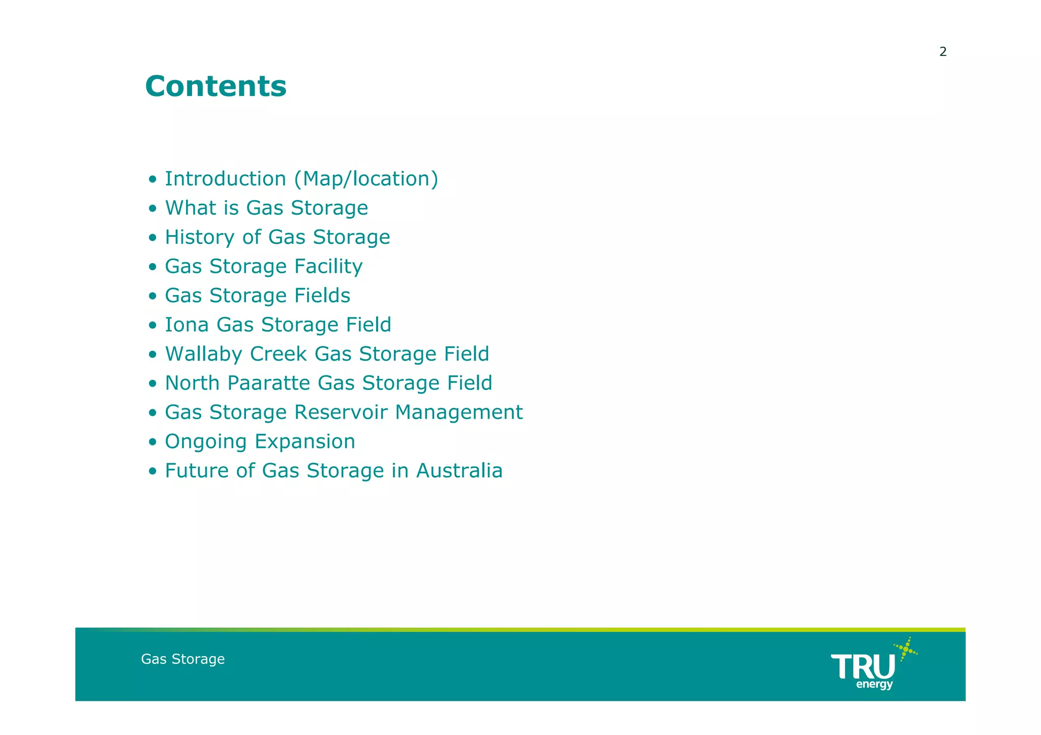 TRUenergy Gas Storage SPE Presentation | PPT