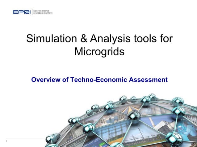 4.1_Simulation & Analysis Tools for Microgrids_Weng and Cortes_EPRI/SNL ...