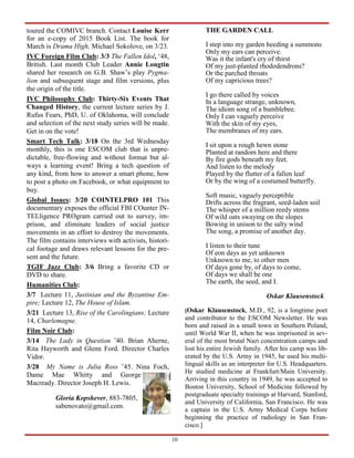 ESCOM Newsletter - 03.2015