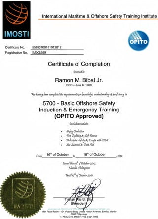 Offshore Certificates | PDF
