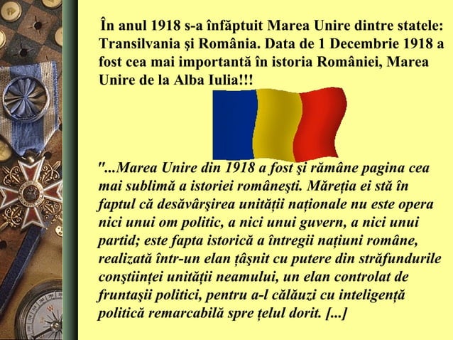 Ziua Nationala a Romaniei | PPT